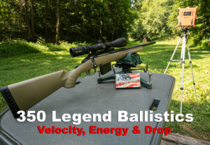 350 Legend Ballistics - Velocity, Energy & Drop Data