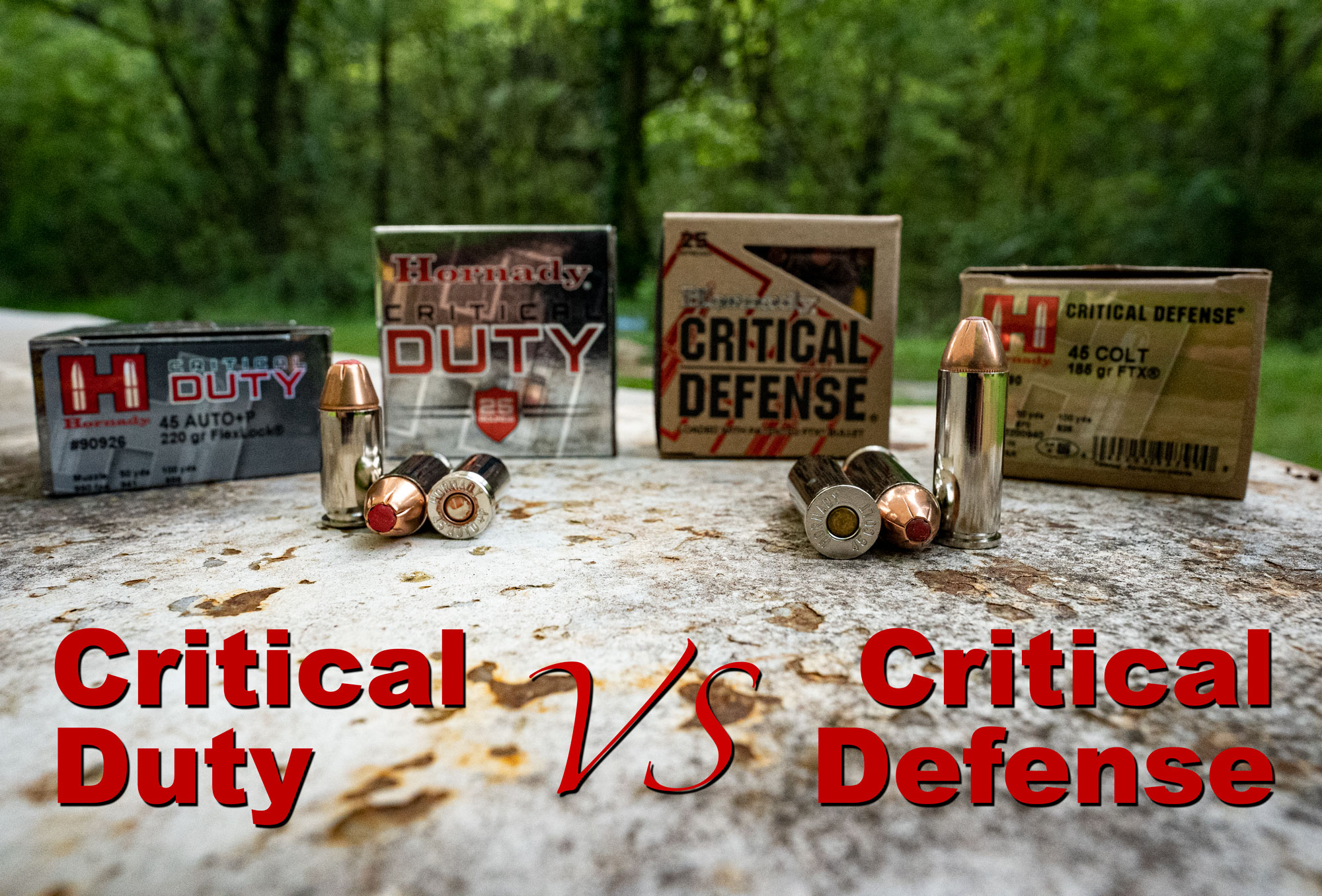 Hornady Critical Defense vs. Critical Duty Ammo