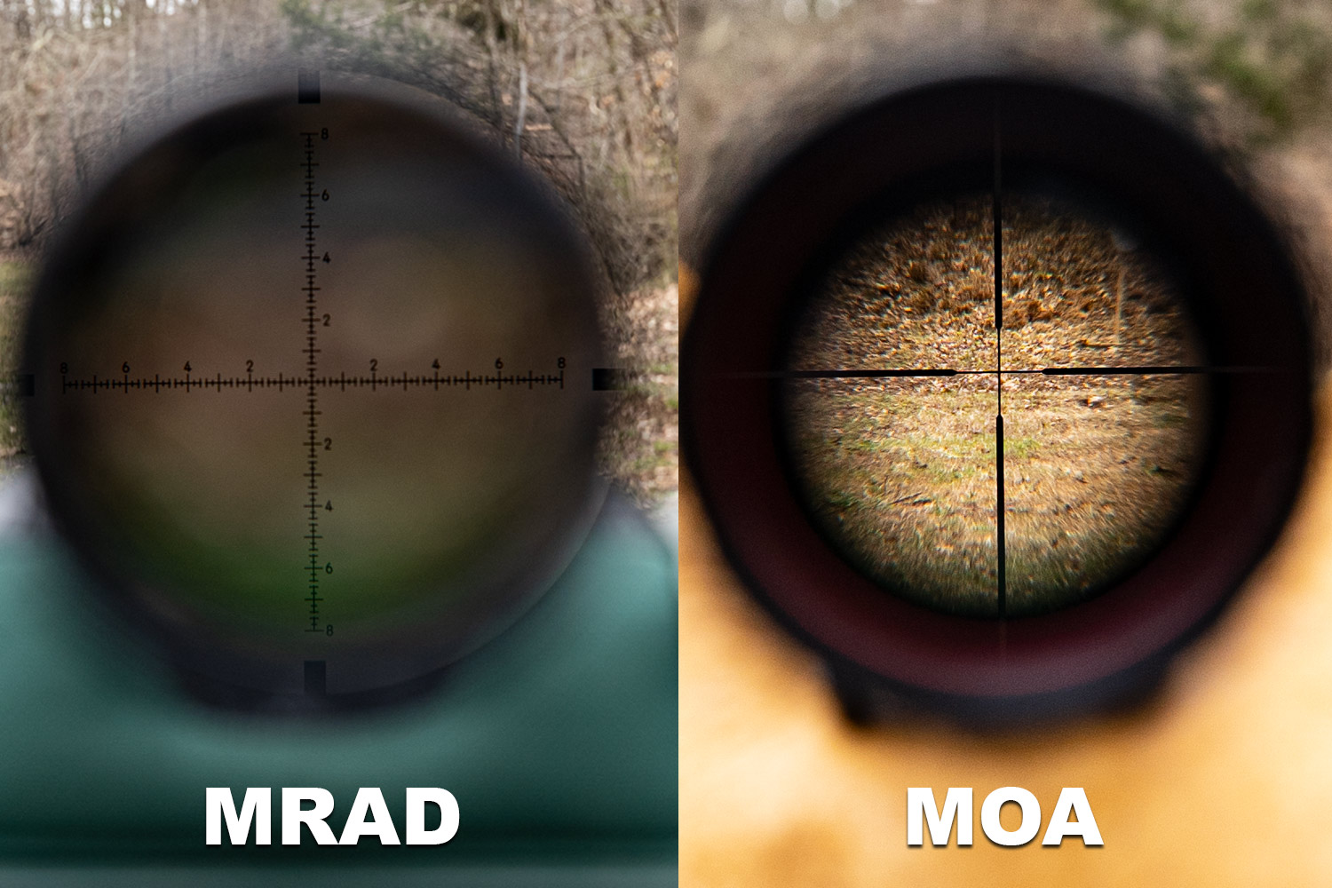 MRAD Vs MOA Picking The Better Reticle For You
